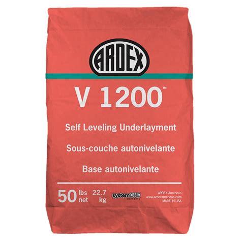 Ardex V 1200 Self Leveling Underlayment Chas E Phipps