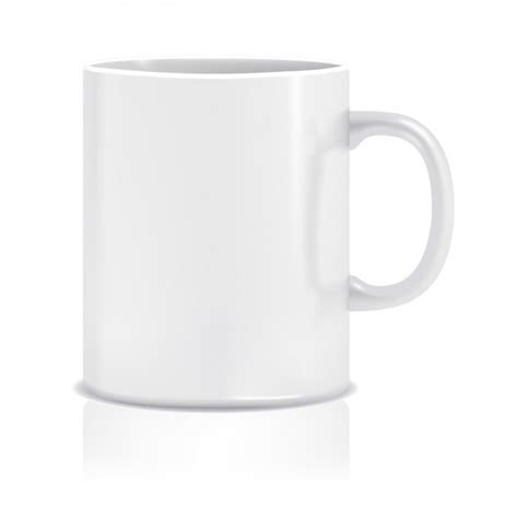 Mug Template Vector At Collection Of Mug Template