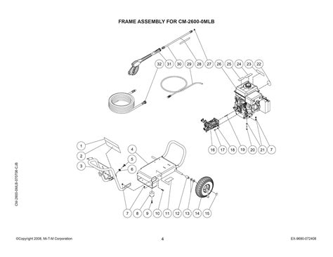Mi T M Chore Master CM 2600 Pressure Washer Replacement Parts