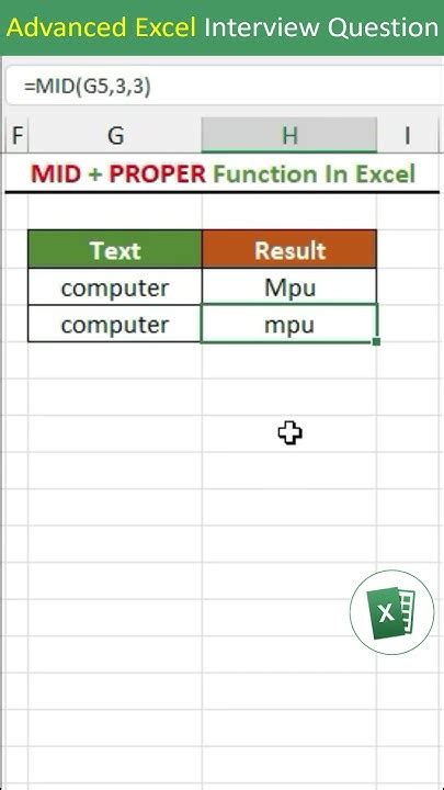 Proper Function In Excel Proper Formula In Excel Excel Interview