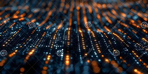 Innovative Cybersecurity A Detailed Scene Of Digital Encryption Binary