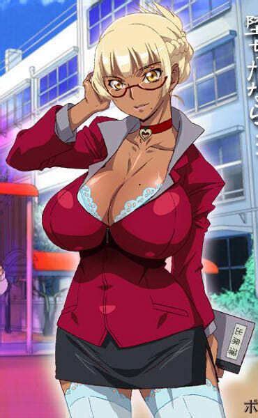 Maria Hazuki From No5 Moshimo Kyonyuu Kasshoku Onna Kyoushi Ga Ochita Nara