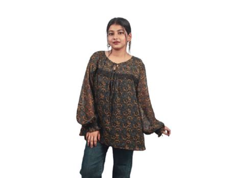 Multicolor Floral Peasant Full Sleeve Top At Best Price In Ajmer