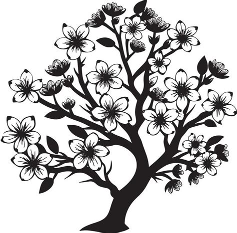 Vintage Clip Art Cherry Blossom Cherry Tree Blossom Close Over 1 935