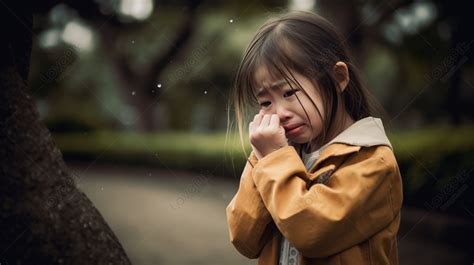 Small Girl Is Crying As She Holds Her Face Girl Holding Backgrounds Crying Girl Backgrounds