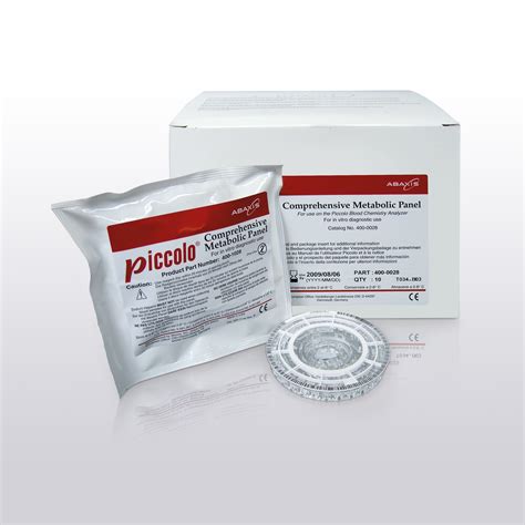 Piccolo® Comprehensive Metabolic Panel 400 0028
