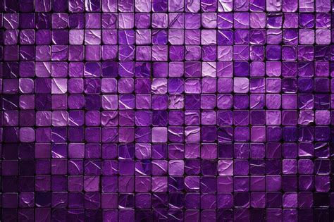 Purple Mosaic Background Premium Ai Generated Image