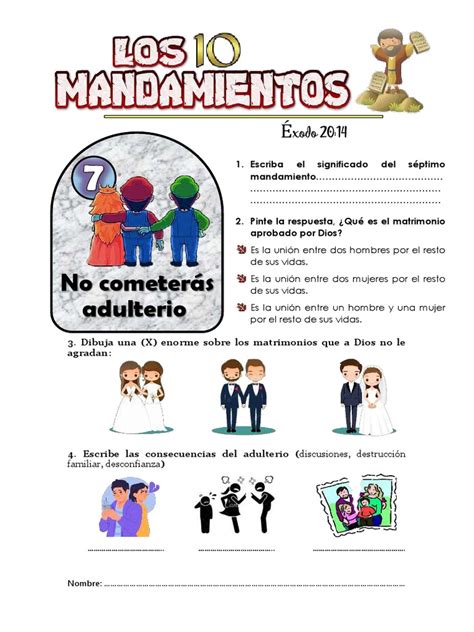 Séptimo Mandamiento Pdf Adulterio Afecto