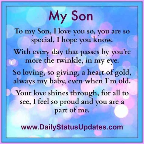 20 I Love You Son Quotes Images