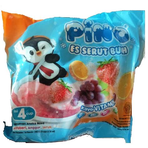 Jual Pino Ice Cup Es Serut Buah Kemasan Pack Isi 4cup Shopee Indonesia