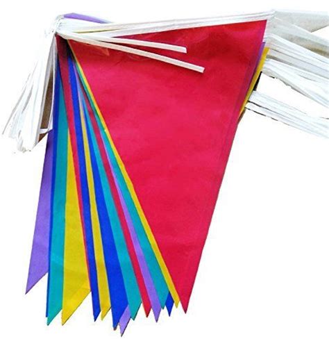 10 Metre Pvc Double Sided Bunting 20 Flags Party Decoration