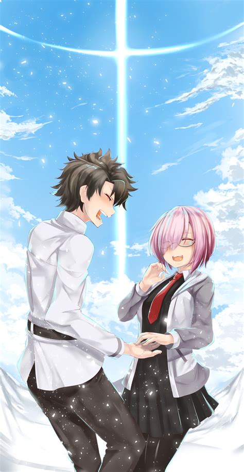 Mash Kyrielight And Fujimaru Ritsuka Fate And More Drawn By Elusya