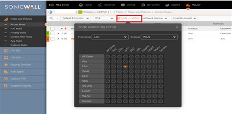 how can i configure multiple networks sonicwall