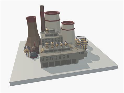 Factory Free 3d Model Blend Free3d