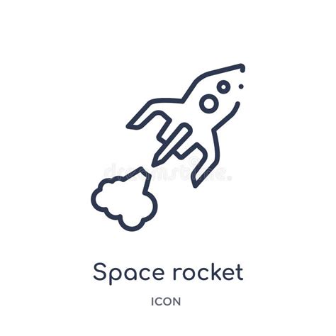 Linear Space Lander Icon From Astronomy Outline Collection Thin Line Space Lander Vector