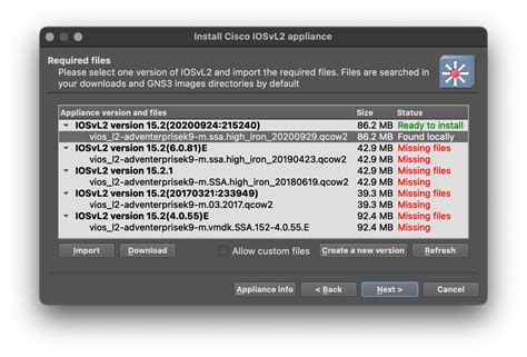 add cisco iosv devices to gns3 on macos marc s tech blog