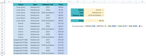How To Use INDEX And MATCH Function With Multiple Criteria In Google