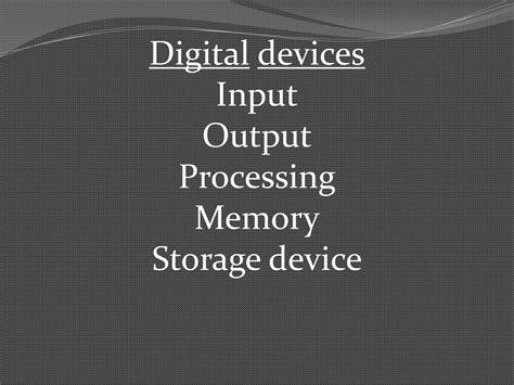 Digital Classification Ppt