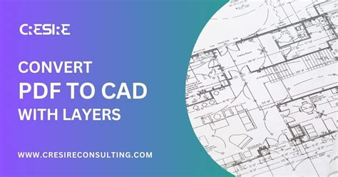 How To Convert PDF To CAD With Layers