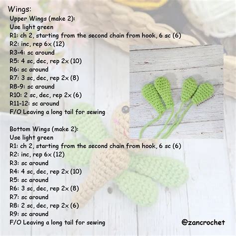 Free Pattern Dragonfly