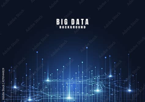 Abstract Technology Background With Big Data Internet Connection Abstract Sense Of Science And
