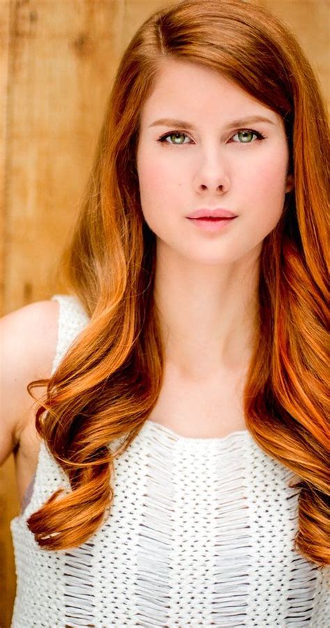 Leanne Lapp Actress Soundtrack High Fashion Hair Red Hair Woman