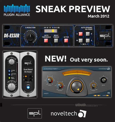 Plugin Alliance Intros SPL De Esser Analog Code Plugins And Noveltech