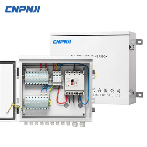 dc 1000v pv power combiner box 8 in 1out junction box pv smart combiner