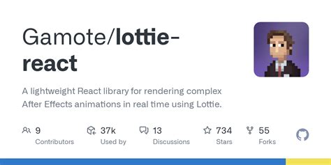 Github Gamotelottie React A Lightweight React Library For Rendering Complex After Effects