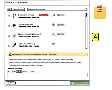 community modal items feedback · issue 912 · inveniosoftware invenio