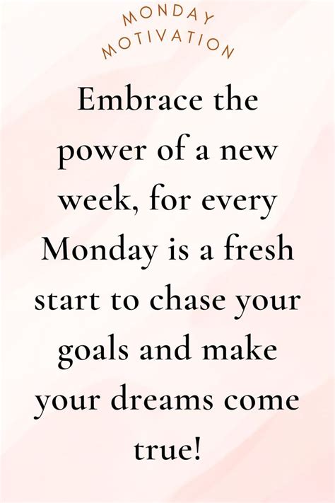 Monday Motivation Embrace The Power Of A Fresh Start