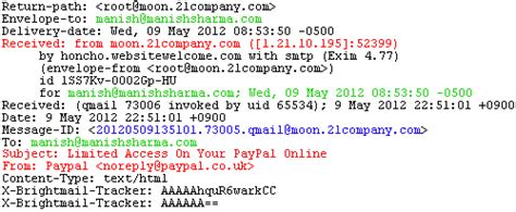 view email header and track messages how to instructions