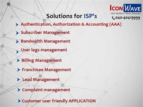 Isp Management Software At Best Price In Hyderabad By Icon Wave Tech