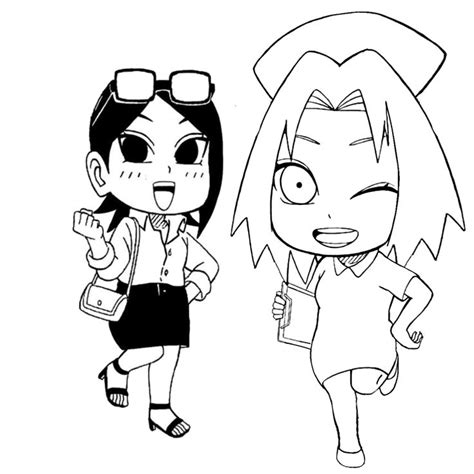 Sakura X Sarada Chibi Manga