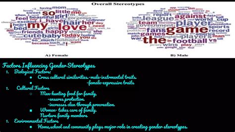 Gender Stereotypes And Gender Roles Pptx
