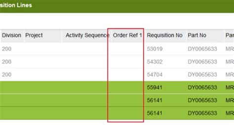 Work Order Wo Number Does Not Link From Purchase Requisition Pr Lines Ifs Community