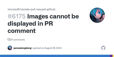 images cannot be displayed in pr comment · issue 6175 · microsoft