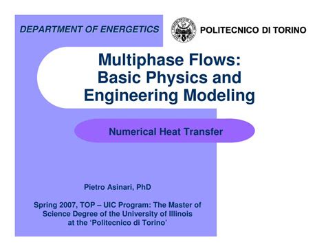 Pdf Multiphase Flows Basic Physics And Engineering Modeling Dokumentips