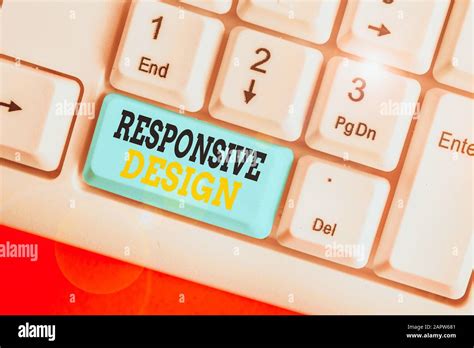 Writing Note Showing Responsive Design Business Concept For Web Page Creation That Makes Use Of