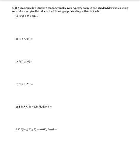 Solved If X Is A Normally Distributed Random Variable Chegg