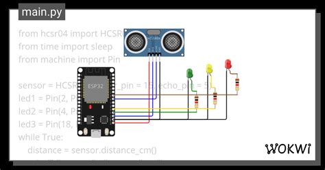 bt hcsr04 02 wokwi esp32 stm32 arduino simulator