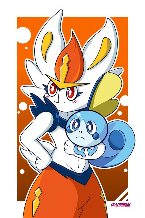 Cinderace And Sobble Pokemon By Lordfink On Deviantart