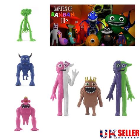 Garten Of Banban Figure Toy Pvc Monster Model Doll Kid Gift Cake Decor Pcs Set Picclick Uk
