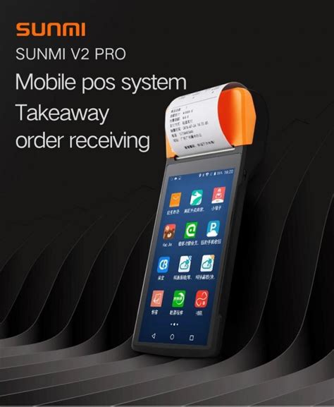 Sunmi V PRO Wireless G NFC Portable Mobile Handheld Android POS Terminal With Printer