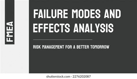 Fmea Failure Modes Effects Analysis Systematic Stock Vector Royalty