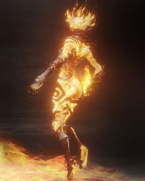 Flame Atronach Se My Optimized Textures By Xtudo At Skyrim Special