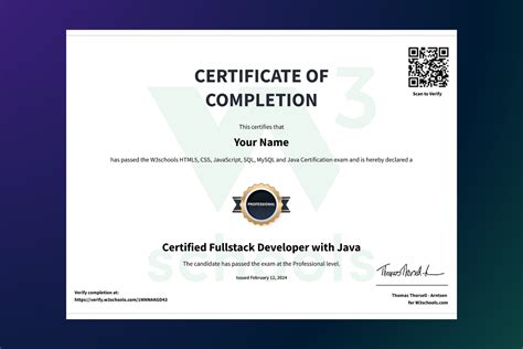 Learn Full Stack Development with Java — W3Schools.com