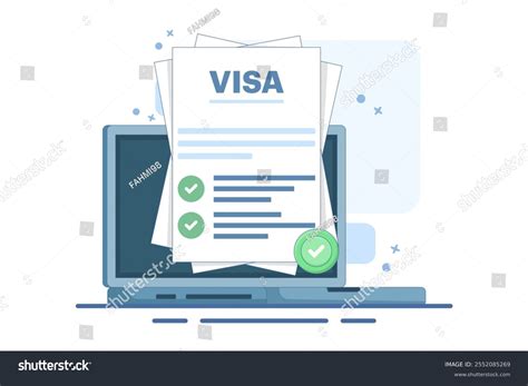 Electronic Work Permit Over 50 Royalty Free Licensable Stock