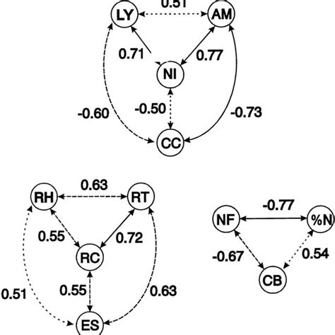 Clusters Of Correlated Variables From The Correlational Matrix Of 11