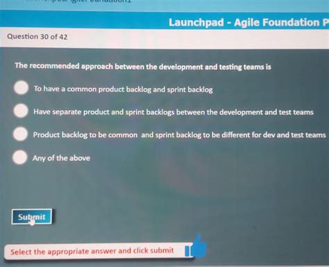Question Of Launchpad Agile StudyX